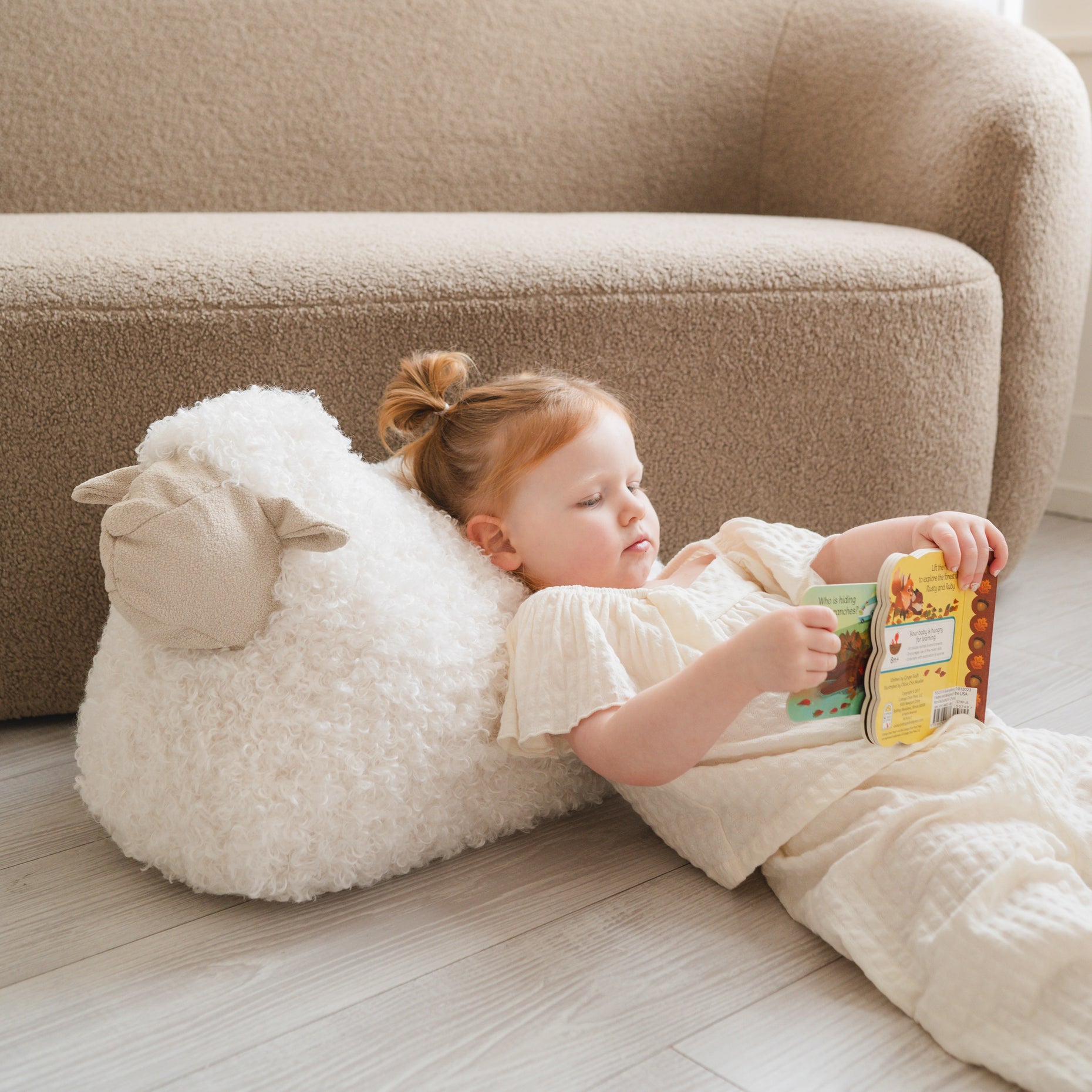 BAA BAA SHEEP POUF//balancing pouf – Little Lamb Kind
