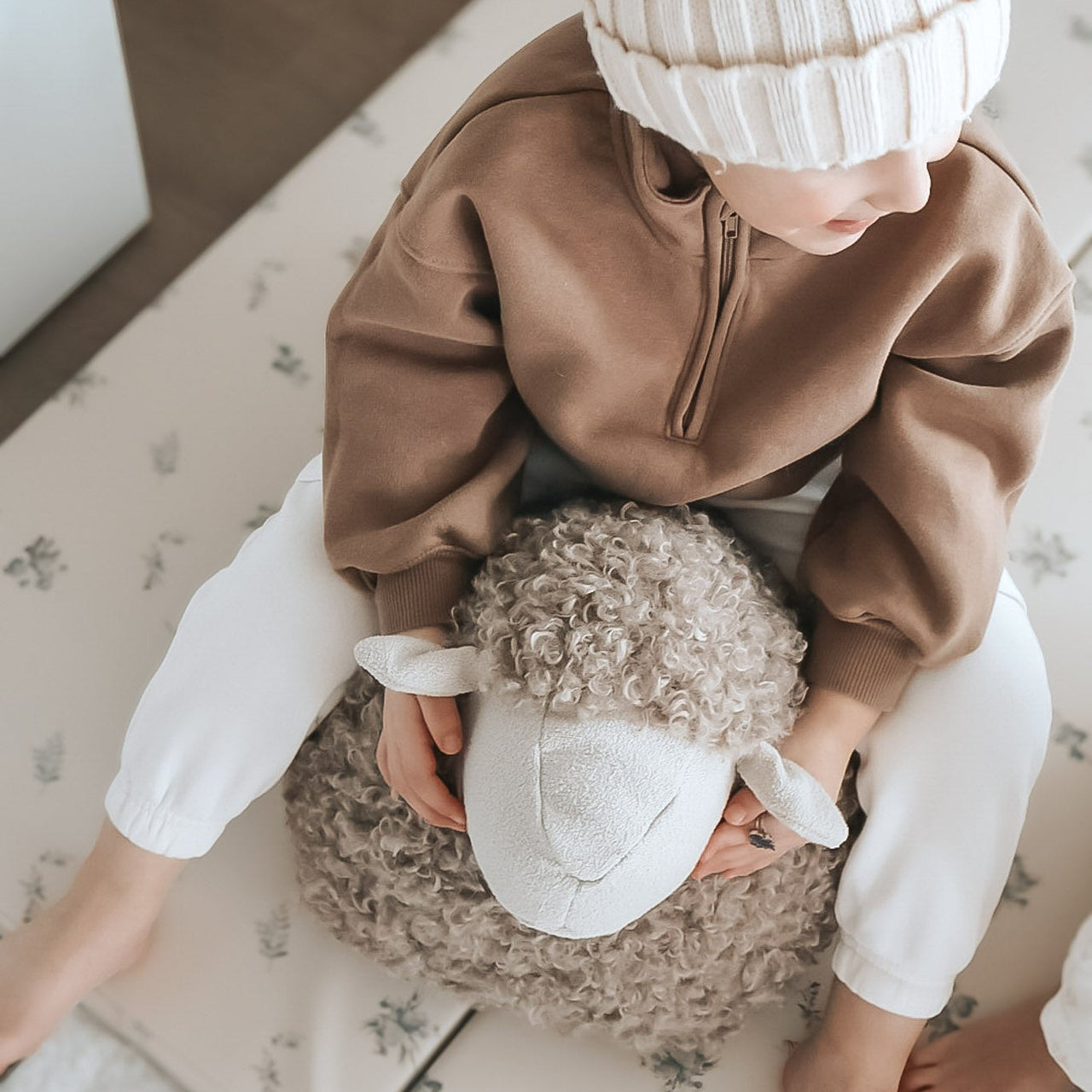 BAA BAA SHEEP POUFF//balancing pouf – Little Lamb Kind